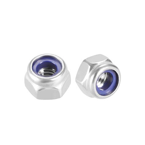 Amazon Uxcell 六角ロックナット M4 X 07mm 316ステンレススチール 高さ5mm 50個入り ロックナット