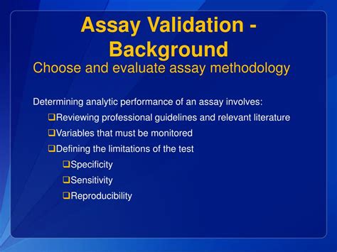 Ppt Assay Quality Considerations Powerpoint Presentation Free Download Id 2401407