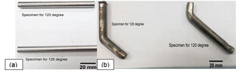 Aa 6061 Rods A Before Ecap Process And B After Ecap Process Download Scientific Diagram