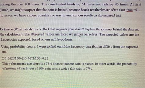 solved experiment 3 chi square test data tables purpose