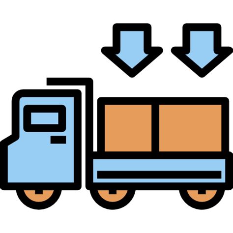 Truck Ddara Lineal Color Icon