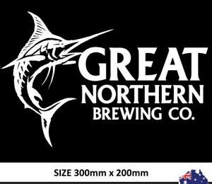 GREAT NORTHERN Beer Fishing Logo Sticker Popular Car Decal EBay