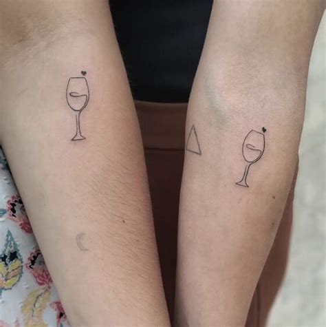 19 Friendship Wine Glass Tattoos To Cheers Over • Body Artifact