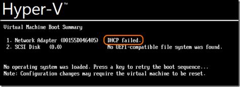 Problem Mit Pxe Boot In Hyper V Ictschule