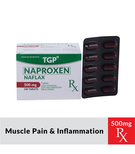 Naflax Naproxen 500mg Tablet
