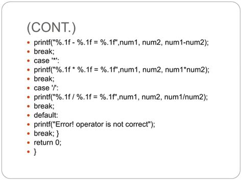 c decision making and looping pptx programming languages computing