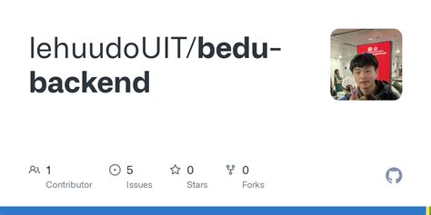 Github Lehuudouit Bedu Backend