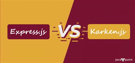 Difference Between Express Js And Kraken Js Tpoint Tech