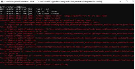 Unable To Start Fuxa · Issue 533 · Frangoteamfuxa · Github