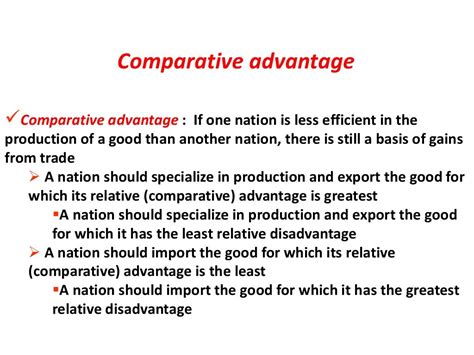 Absolute Advantage Vs Comparative Advantage