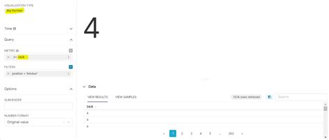 Big Number Visualization Doesnt Show Decimal Value · Issue 16863