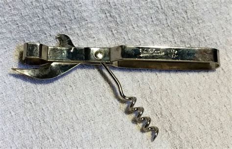 Vintage Vaughans Bottle Can And Wine Cork Opener Etsy