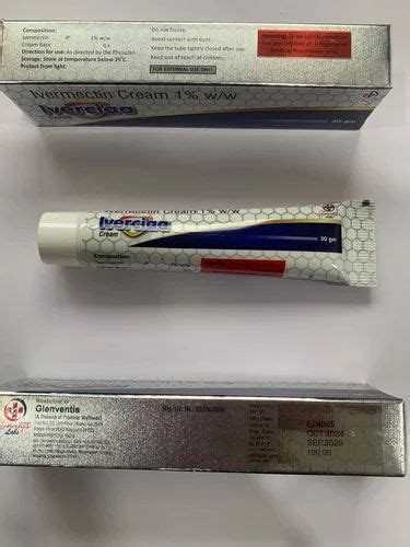 Skin Cream 1 W W Ivermectin Cream From Nagpur