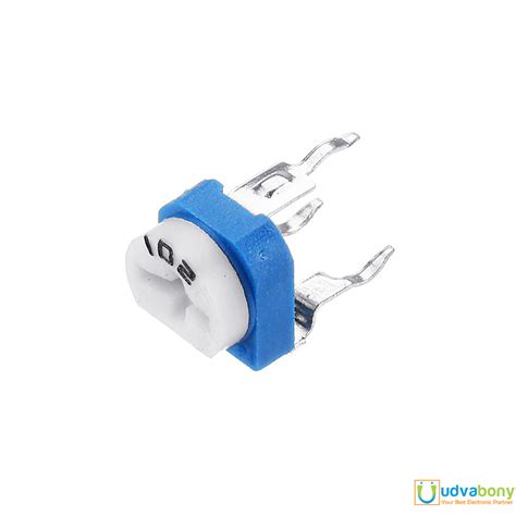 Trimpot 1k 102 Ohm Variable Resistor 6mm Electronics Sensors Robotics Online