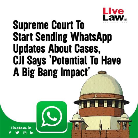 Livelaw On Linkedin Supremecourtofindia Whatsapp Supremecourt