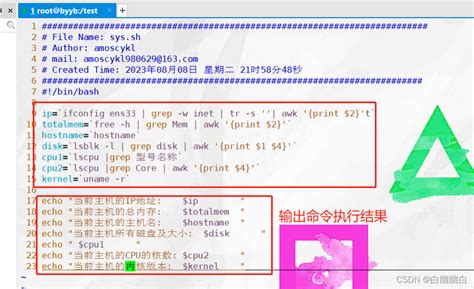 Shell编程规范和shell脚本变量 Csdn博客