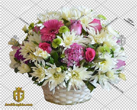 Png سبد گل رنگی