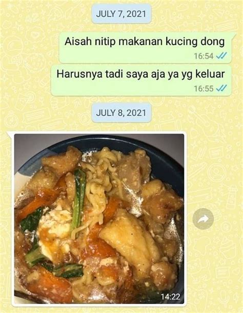 Chat WhatsApp Lucu Kakak Adik Bahas Makanan