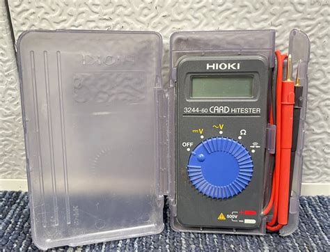 Yahooオークション 【美品】hioki 3244 60 カードハイテスター デジ
