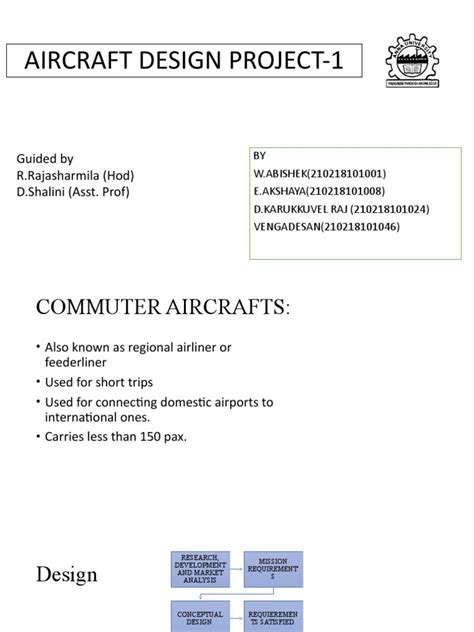 Designing A Regional Commuter Aircraft Evaluating Key Parameters And Specifications To Inform