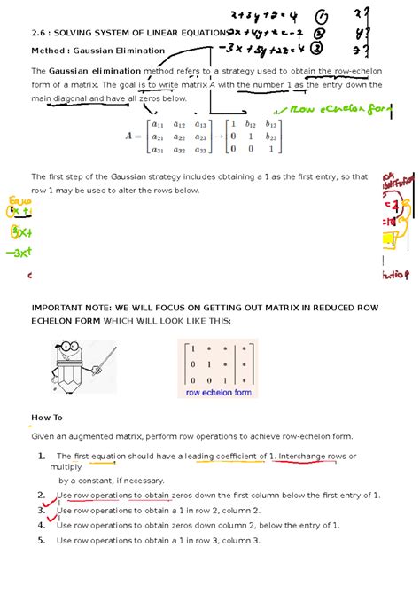 Solving System OF Linear Equations July 2020 2 SOLVING SYSTEM OF LINEAR EQUATIONS Method