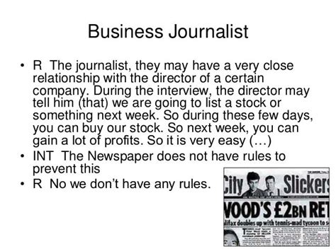 Rights And Responsibilities Of Journalists