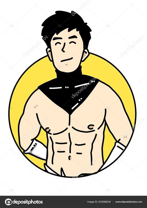 Cute Man Cartoon White Background Stock Illustration By ©pongsak14