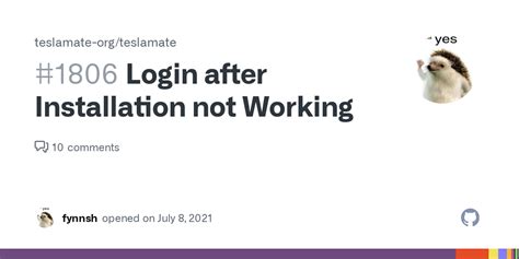 Login After Installation Not Working · Issue 1806 · Teslamate Org