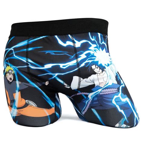Naruto Shippuden Sasuke And Naruto Battle Sublimated Boxer Briefs