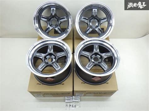 【やや傷や汚れあり】レイズ ボルクレーシング Te37 17インチ 9j 22 Pcd1143 5穴 4本 Rays Volk