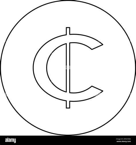Ghana Cedi Currency Symbol Money Sign Cash Ghs Ghanaian Icon In Circle
