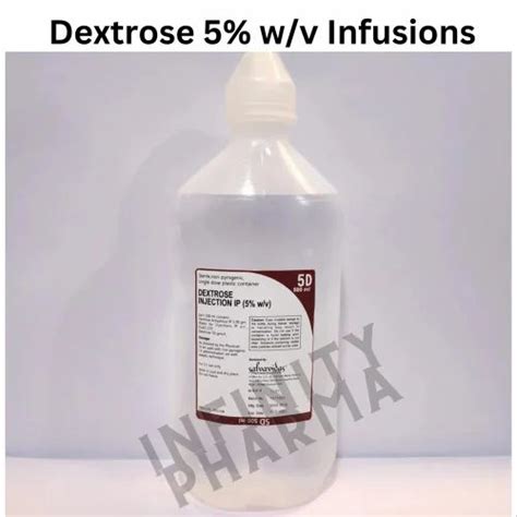 Dextrose 5 W V Infusions Packaging Size 500 Ml In Surat