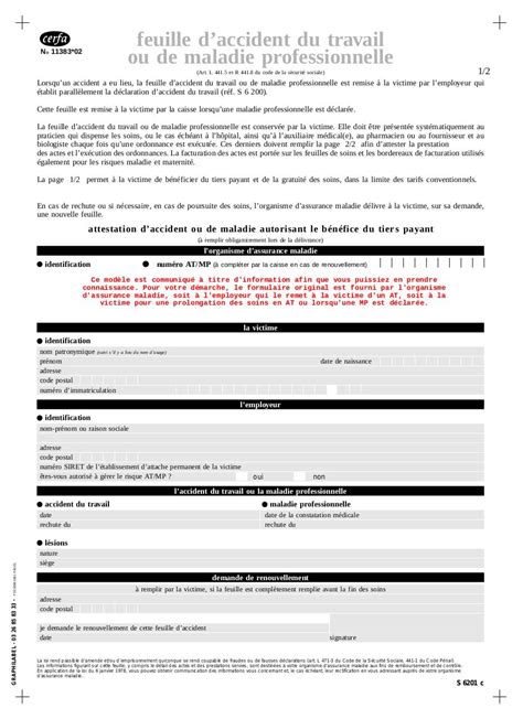 Fiche De Maladie Cnss Image To U