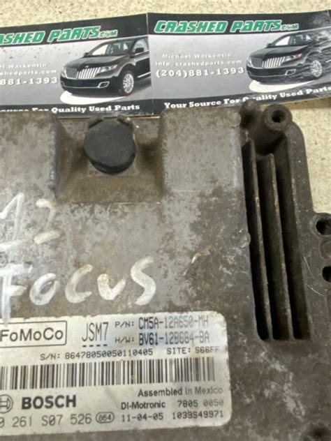Ford Focus Ecm Part Cm5a 12a650 Mh