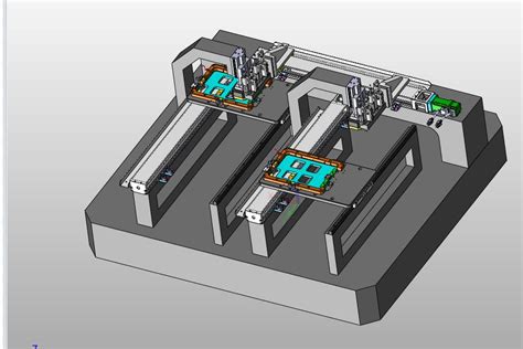 产品表面平面度位移检测机 Step 模型图纸下载 懒石网