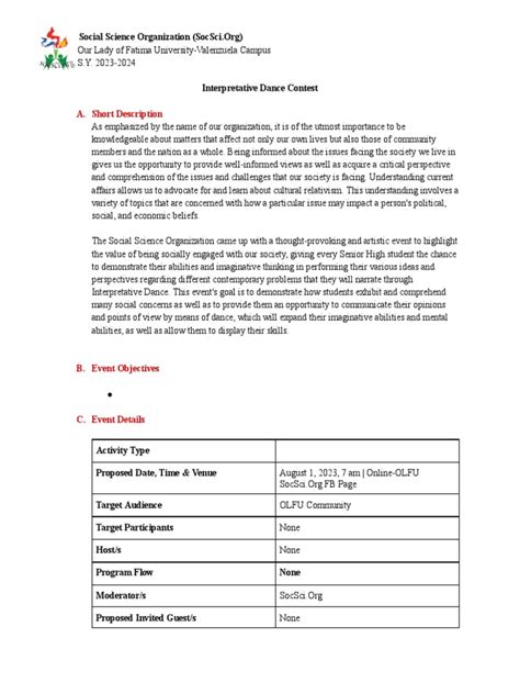 Interpretative Dance Pdf