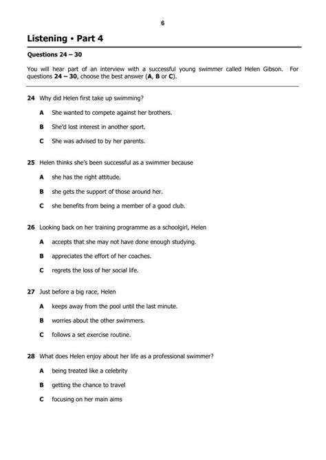 Fce Listening Practice Online Exercise For Live Worksheets