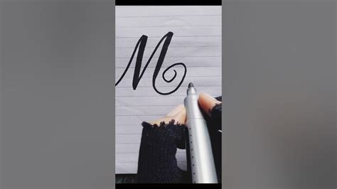 Stylish M Cursive Writting English Calligraphy How To Write M With Cut Marker Diffrent Ways