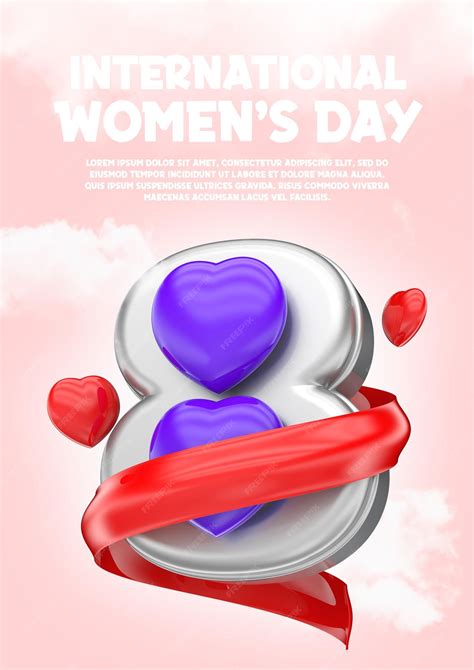 Premium Psd Happy International Womens Day Flyer And Social Media