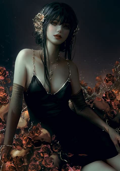 Nixeu Digital Art Artwork Illustration Women HD Wallpaper
