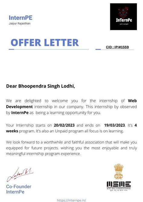 Bhoopendra Singh Lodhi On Linkedin Webdevelopment Opportunity