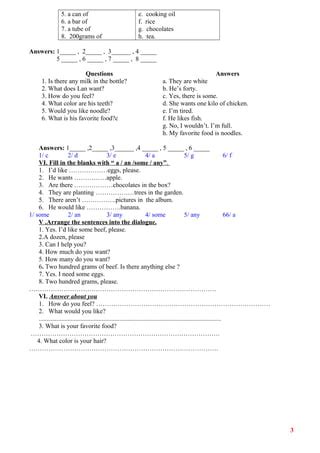 N thi giữa hkii tiếng anh lớp PDF