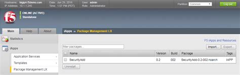 Lab Upload Rpm Package To Big Ip Using The Gui