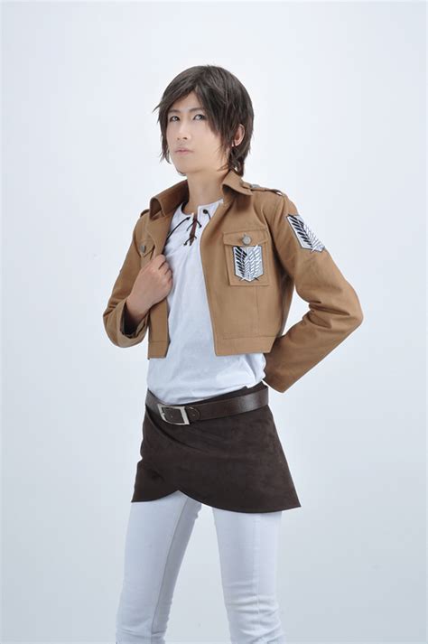 Attack On Titan Eren Jaeger The Recon Corps Uniform Cosplay Cost Aot