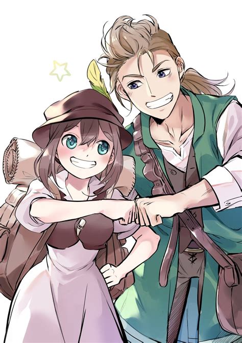 Safebooru 1girl Alfyn Octopath Traveler Bag Blonde Hair Brown Hair