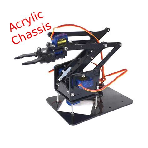 Buy Longer Version Of WD Double Layer Smart Car Chassis Kit Acrylic Chassis In Egypt