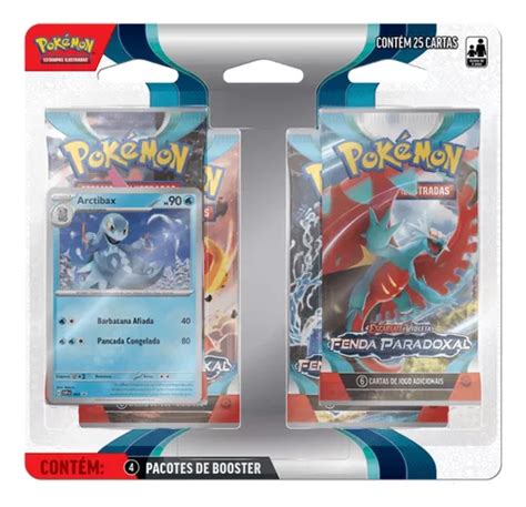 Juego De Cartas Coleccionables Pókemon Copag Carta Arctibax X Pack De 4