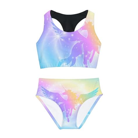 Girls Two Piece Swimsuit Drd