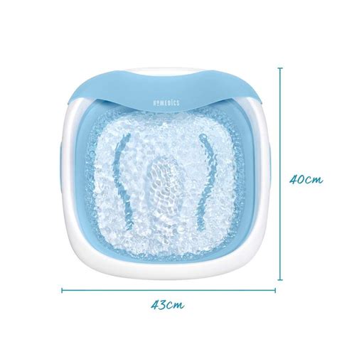 Homedics Foldaway Luxury Foot Spa Massager With Heaterkeep Warm Function Soothing Vibration