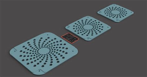 Cooling Fan Cover Fractal Design For Pc Case Rack 3d Printers By